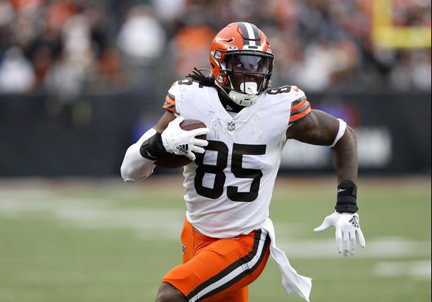 Browns Te David Njoku Shows Off Gruesome Facial Burns Suffered In House Accident